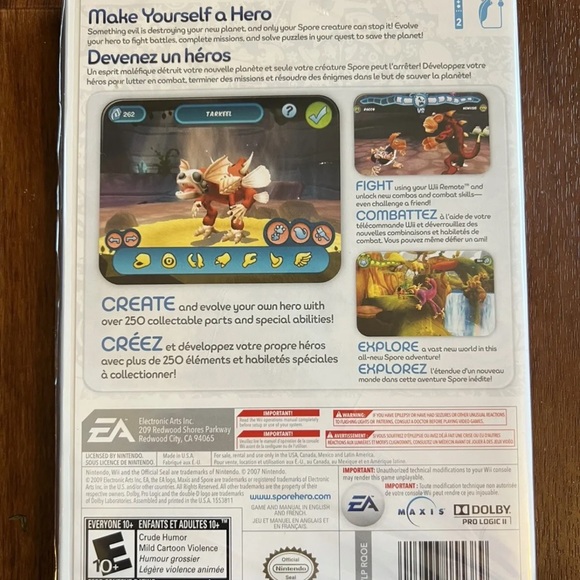 Wii | Video Games & Consoles | Spore Hero Video Game For The Nintendo ...